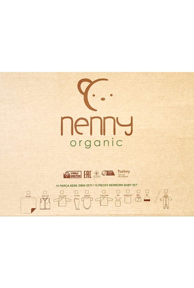 Nenny Baby 10 Parça Bebe Zıbın Seti - Sinek Kuşu