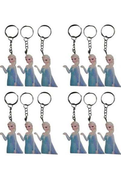 Happyland Elsa Karlar Ülkesi Figürlü Hediyelik Ahşap Anahtarlık 12'li Happyland Elsa Karlar Ülkesi Figürlü Hediyelik Ahşap Anahtarlık 12'li