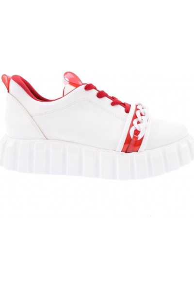 Dgn 110 Kadın Burgu Aksesuarlı Sneakers Ayakkabı