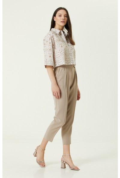 Network Basic Fit Bej Pantolon