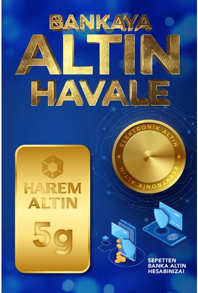 Harem Altın 5 gram (4.98 Has) Altın Havale Harem Altın 5 gram (4.98 Has) Altın Havale