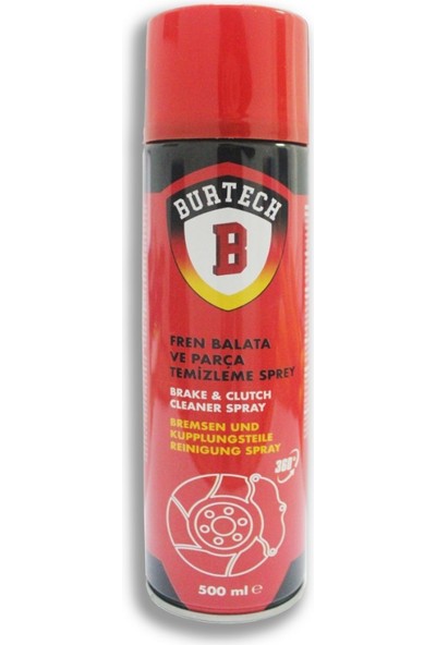 Burtech Fren Balata Temizleme 500 ml Ipa Burtech Fren Balata Temizleme 500 ml Ipa