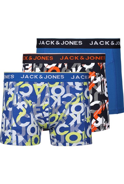 Jack & Jones Desenli 3'lü Boxer Paketi Jack & Jones Desenli 3'lü Boxer Paketi