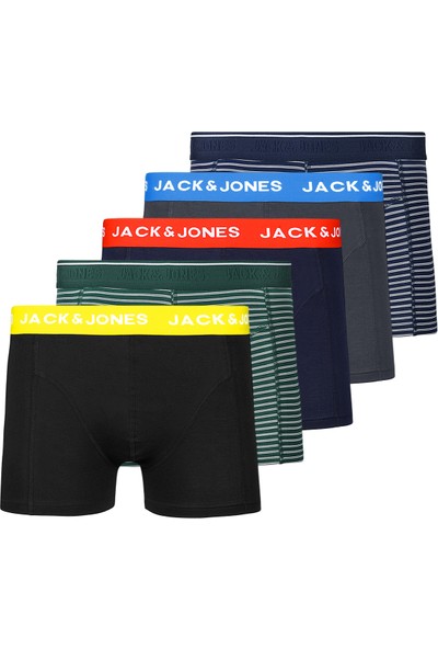 Jack & Jones Düz Renk 5'li Boxer Paketi Jack & Jones Düz Renk 5'li Boxer Paketi