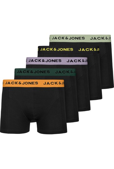 Jack & Jones Düz Renk 5'li Boxer Paketi Jack & Jones Düz Renk 5'li Boxer Paketi