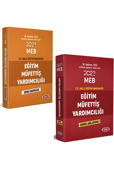 Data Yayınları MEB 2022 Eğitim Müfettiş Yardımcılığı Hazırlık Seti Data Yayınları MEB 2022 Eğitim Müfettiş Yardımcılığı Hazırlık Seti