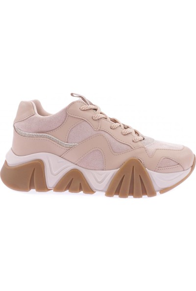 Dgn 59130-22Y Kadın Mega Kalın Taban Sımlı Sneakers Ayakkabı