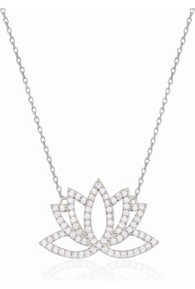 Silveranka 925 Ayar Gümüş Lotus Çiçeği Kolye Silveranka 925 Ayar Gümüş Lotus Çiçeği Kolye