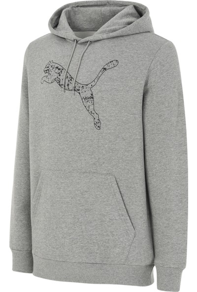 Puma Graphic Fleece Erkek Kapüşonlu Sweatshirt Puma Graphic Fleece Erkek Kapüşonlu Sweatshirt
