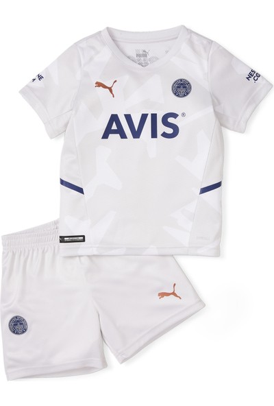 Fenerbahçe P767014 Puma Fsk Away Minikit W Hanger Glacier Gray Çocuk Forma Beyaz Fenerbahçe P767014 Puma Fsk Away Minikit W Hanger Glacier Gray Çocuk Forma Beyaz