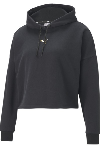 PUMA Metallic Nights Kadın Kapüşonlu Sweatshirt PUMA Metallic Nights Kadın Kapüşonlu Sweatshirt