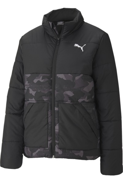 PUMA ESSENTIALS + Grafikli Dolgulu Kadin Ceket