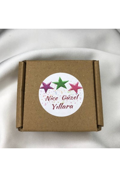 Casalinghi Nice Güzel Yıllara Etiketi 4 cm 50 Adet