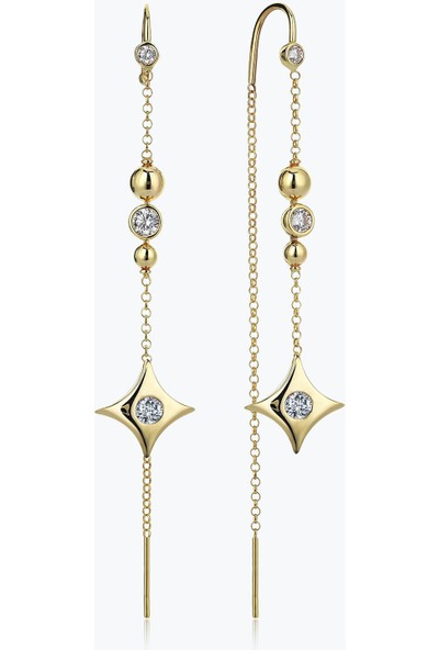 Altınbaş Altınbaş Altınbaş Yıldızı Altın Küpe