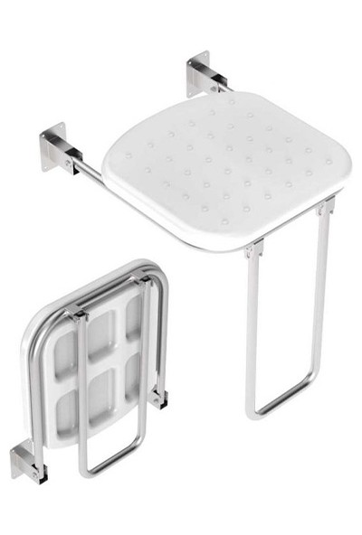 Duxxa P.33020 Paslanmaz Çelik Duş Oturağı Plastik SS304 Kalite Duxxa P.33020 Paslanmaz Çelik Duş Oturağı Plastik SS304 Kalite