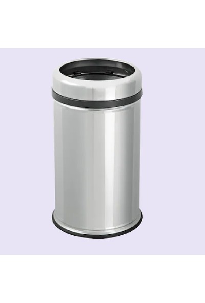 Lara Pratik Kapaksız Çöp Kovası 8l / 430 Kalite Paslanmaz