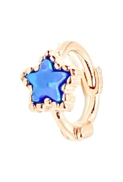 Mooije Silver Mavi Opal Yıldız Halka Gold Gümüş Piercing Mooije Silver Mavi Opal Yıldız Halka Gold Gümüş Piercing