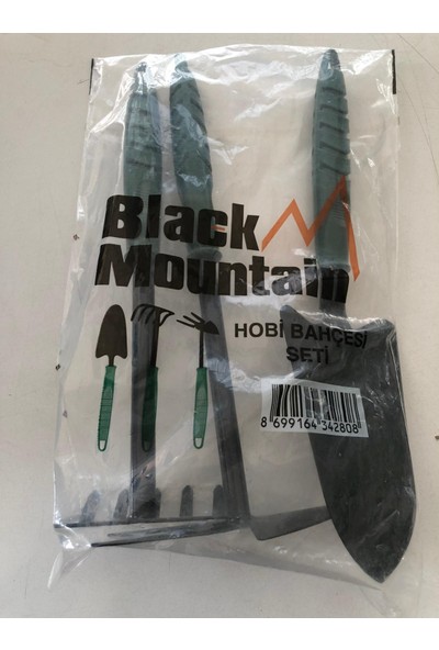 Black Mountain Çapa Tırmık Kürek 3'lü Set Black Mountain Çapa Tırmık Kürek 3'lü Set