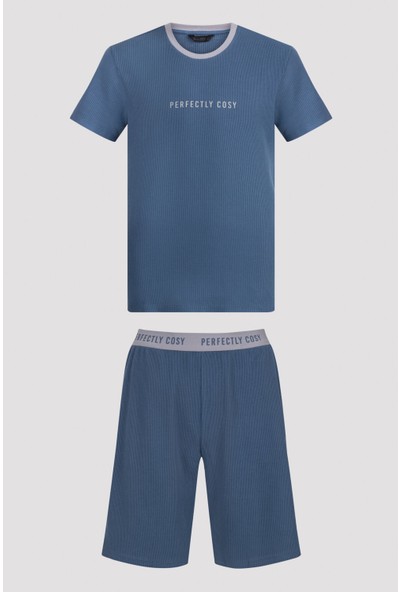 Penti Perfectly Waffel Şort Pijama Takımı