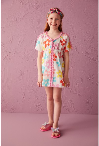 Penti Kız Çocuk Colorful Daisy Kaftan Penti Kız Çocuk Colorful Daisy Kaftan