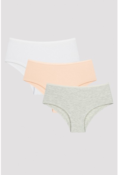 Penti Kız Çocuk Soft Basic 3lü Hipster Külot Penti Kız Çocuk Soft Basic 3lü Hipster Külot