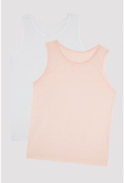Penti Pink Pointel 2li Vest Atlet Penti Pink Pointel 2li Vest Atlet