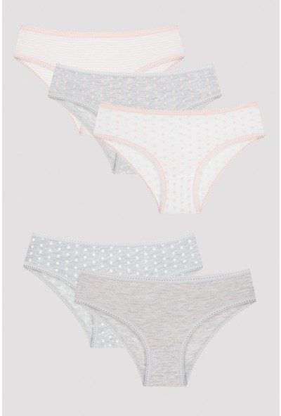 Penti Kız Çocuk Stars 5li Pack Slip Külot Penti Kız Çocuk Stars 5li Pack Slip Külot