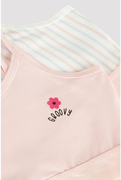 Penti Çok Renkli Kız Çocuk Groovy 2li Atlet