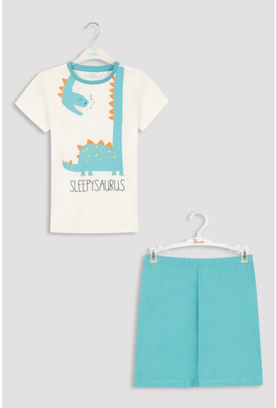 Penti Çok Renkli Erkek Çocuk Sleepy Saurus 4lü Pijama Takımı Penti Çok Renkli Erkek Çocuk Sleepy Saurus 4lü Pijama Takımı