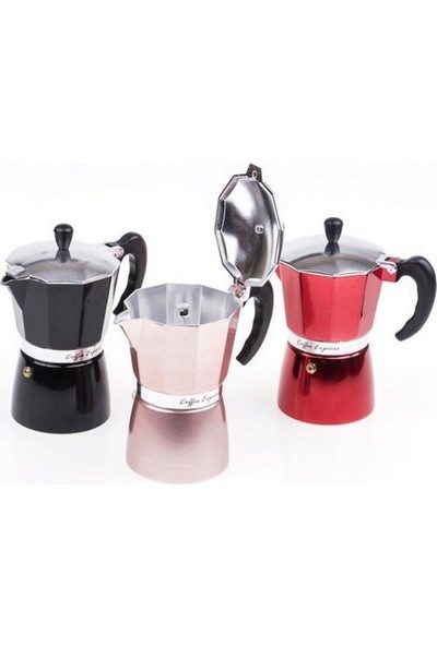 Easy Toptan Espresso Makinesi - Moca Pot 3 kişilik - Easy Toptan Espresso Makinesi - Moca Pot 3 kişilik -