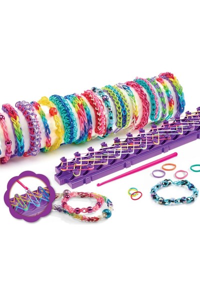 600 Parça Bileklik Takı Yapma Seti ve Örgü Tezgahı Loom 600 Parça Bileklik Takı Yapma Seti ve Örgü Tezgahı Loom