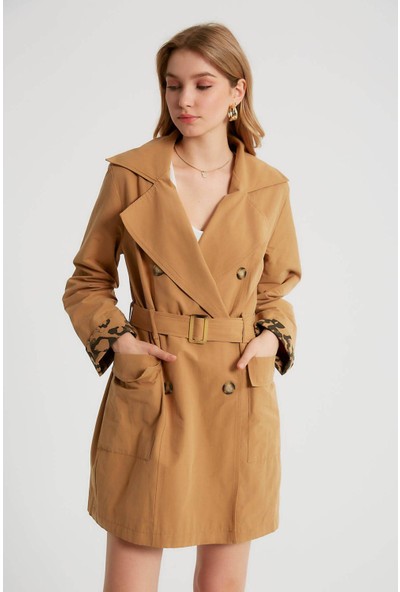 Robin D87049-22YK Kadin Trenchcoat