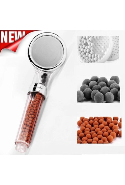 Erdem Su Tasarruflu Arıtmalı Boncuklu Duş Başlığı - Erdem Store X12