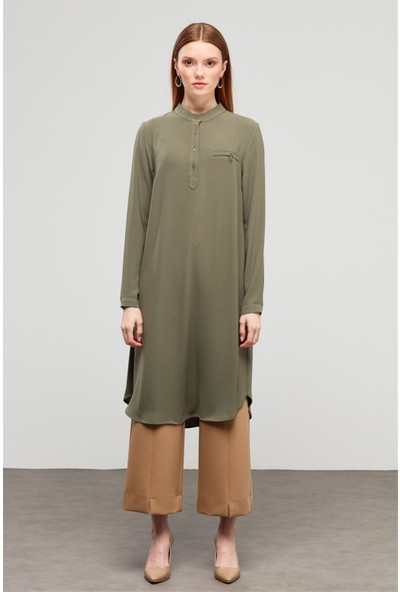 Nihan Hakim Yaka Tunik Haki