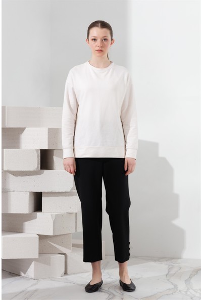 Nihan Boru Paça Pantolon Siyah