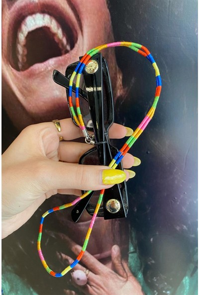 BAHELS El Yapımı Gözlük Ipi Askısı