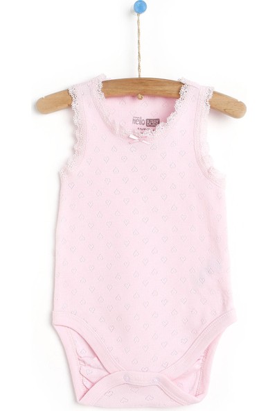 Hello Baby Hellobaby Jakarlı Dantelli Atlet Body Hello Baby Hellobaby Jakarlı Dantelli Atlet Body
