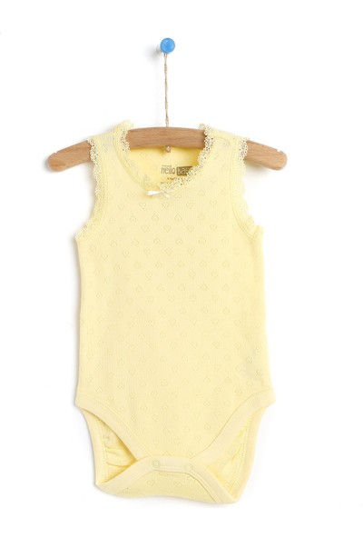 Hello Baby Hellobaby Jakarlı Dantelli Atlet Body Hello Baby Hellobaby Jakarlı Dantelli Atlet Body