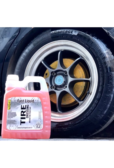 Fast Liquid Tıre Dressıng Lastik Parlatıcı 4 Lt - Islak Görünüm & Yüksek Parlaklık & Işıltılı Görünüm