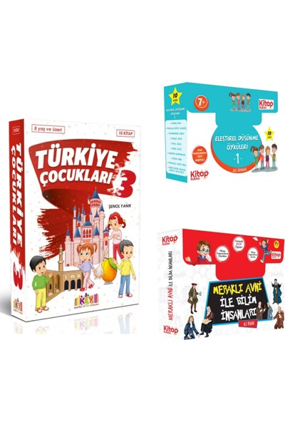 3 ve 4.sınıf Hikayeleri Türkiye Çocukları 3 + Meraklı Avni ve Eleştirel Düşünme Öyküleri 1 3 ve 4.sınıf Hikayeleri Türkiye Çocukları 3 + Meraklı Avni ve Eleştirel Düşünme Öyküleri 1