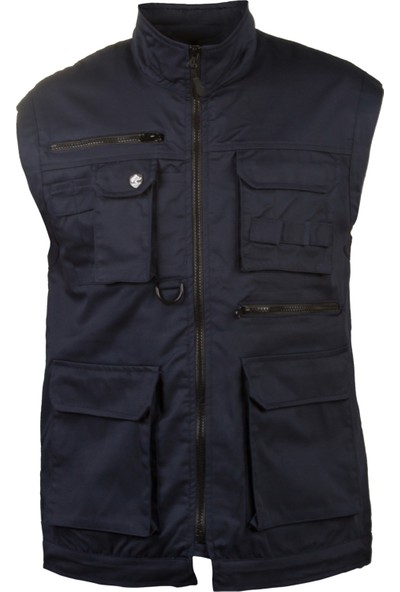 CosyWolf Erkek Lacivert Çok Cepli Yelek