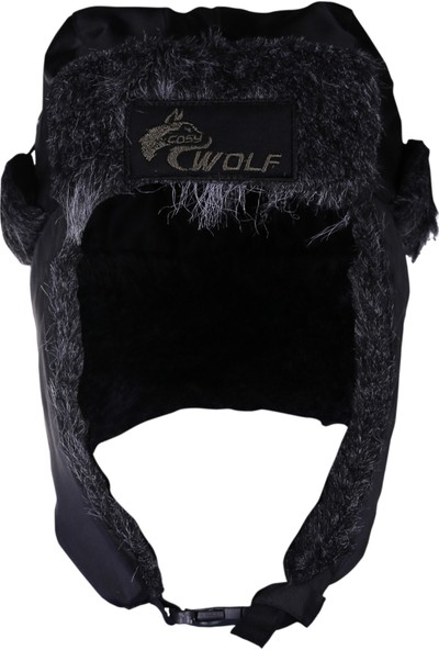 CosyWolf Ushanka Kürklü Şapka Bere