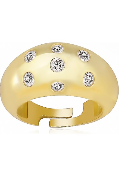 Mooije Silver Geometrik Shaped Ayarlanabilir gümüş Yüzük Mooije Silver Geometrik Shaped Ayarlanabilir gümüş Yüzük