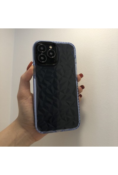 i-Veys Apple iPhone 11 Pro Max Prizma Desenli Şeffaf Slikon