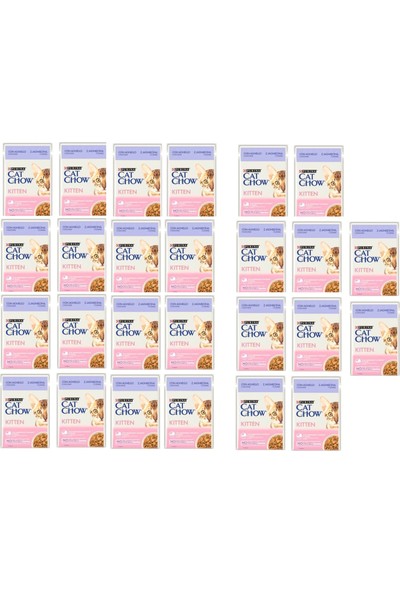 Cat Chow Kitten Kuzu Etli Pouch Kedi Maması 85 gr 26 Adet (Max Skt) Cat Chow Kitten Kuzu Etli Pouch Kedi Maması 85 gr 26 Adet (Max Skt)