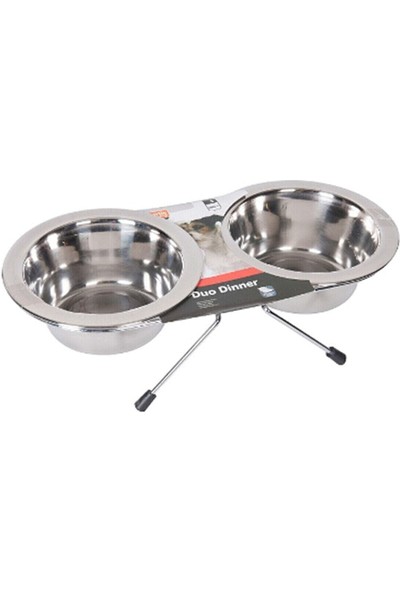 Flamingo Duo Dinner Ikili Çelik Mama Kabı 14 cm Flamingo Duo Dinner Ikili Çelik Mama Kabı 14 cm