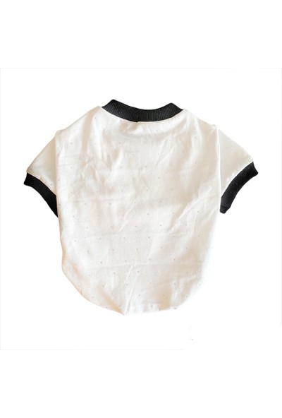 Bonanza White Shine Oval Yaka Kedi Tişörtü Bonanza White Shine Oval Yaka Kedi Tişörtü