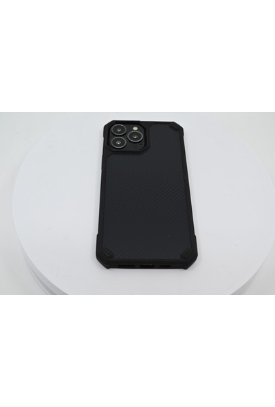 i-Veys Apple iPhone 13 Pro Max Karbon Desenli Silikon Kılıf i-Veys Apple iPhone 13 Pro Max Karbon Desenli Silikon Kılıf