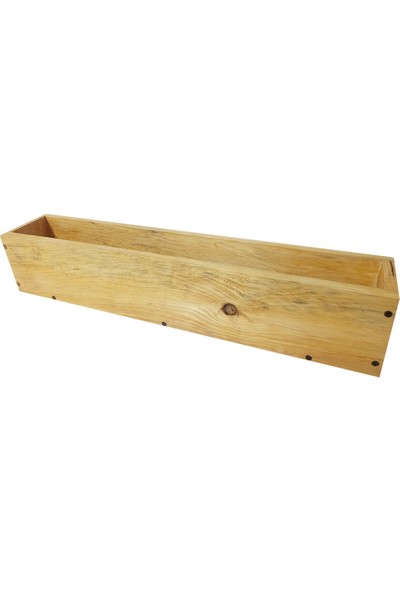 Medwood Ahşap Saksı Sukulent Kaktüs Veya Çok Amaçlı Organizer Kutu