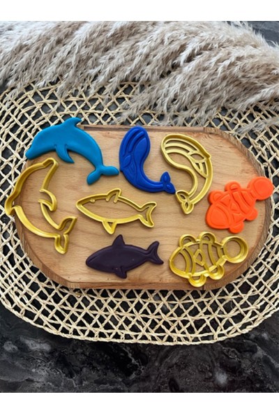 Small Shapes Balık 4'lü Set Kurabiye Kalıbı ve Hamur Kesici